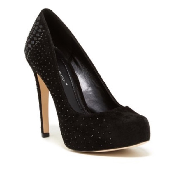 BCBGeneration | Shoes | Bcbgeneration Black Suede Heels | Poshmark